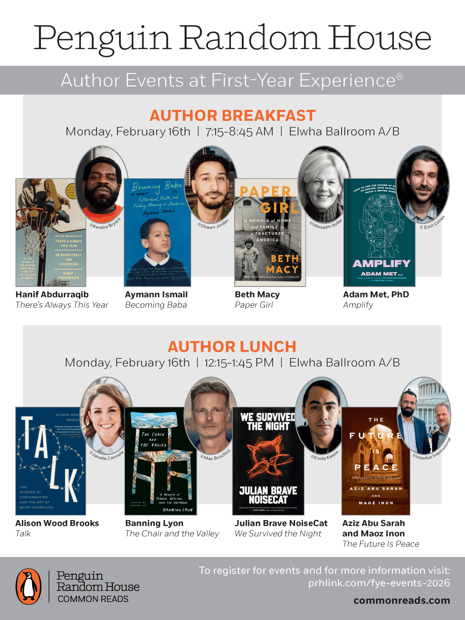 Register for the 2026 Penguin Random House First-Year Experience ...